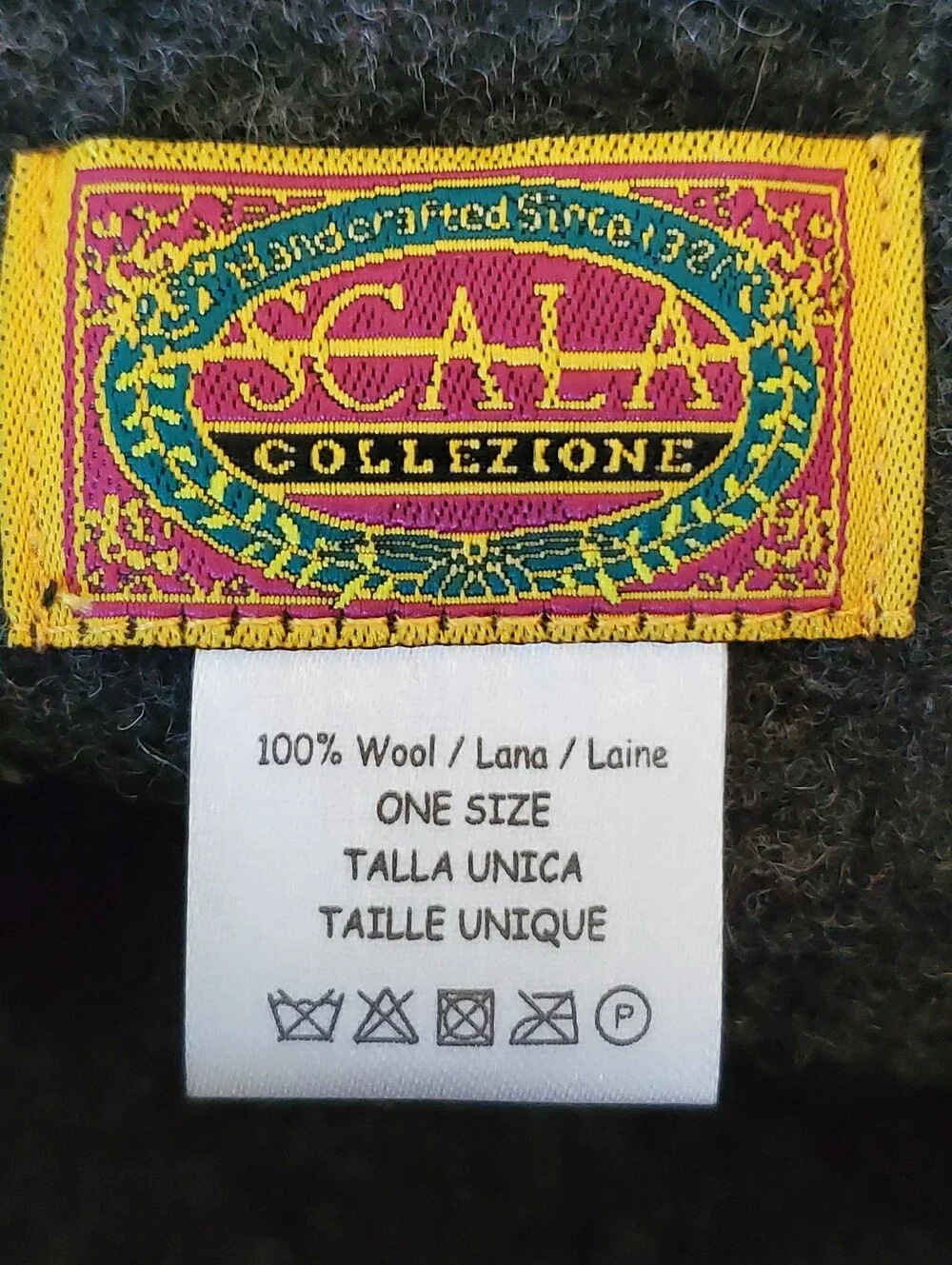 Scala | Accessories | Scala 0 Boiled Wool Tula Cloche Bucket Hat Grey ...